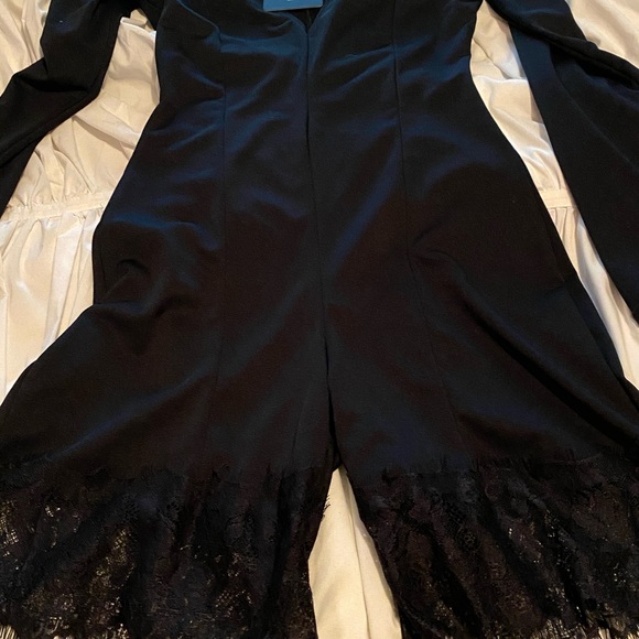 PrettyLittleThing | Other | Prettylittlething Black Polyester Unitard ...